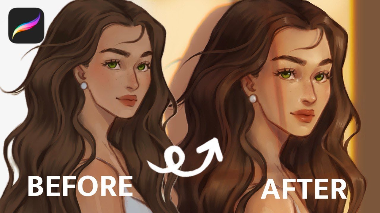 It’s Easier than you think: How to Paint LIGHT like a PRO💡| PROCREATE ...