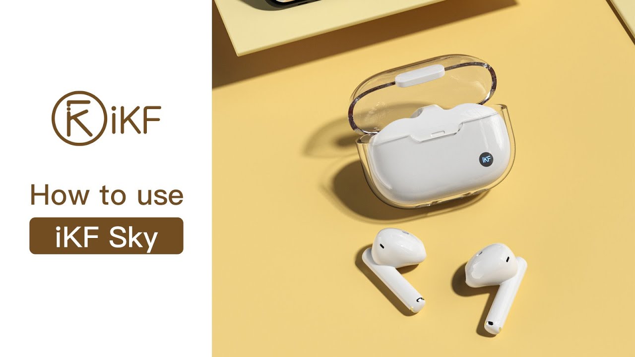How to use iKF Sky true wireless earbuds - YouTube