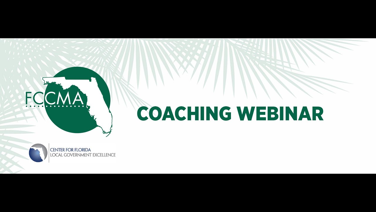 FCCMA Webinar: Working with Your Lobbyist - YouTube