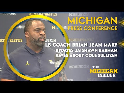 LB coach Brian Jean Mary updates Jaishawn Barham's progress; RAVES ...