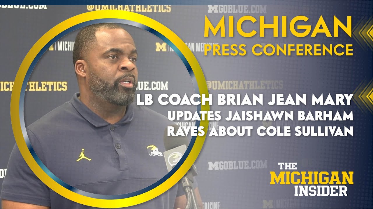 LB coach Brian Jean Mary updates Jaishawn Barham's progress; RAVES ...