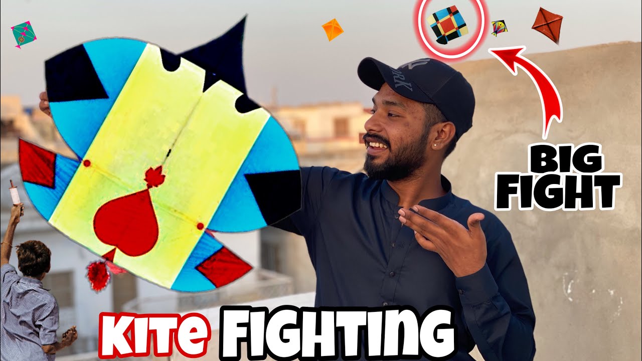 Kite Flying ( Big Kite Fight ) 🪁#kitefighting #kite #kiteflying - YouTube