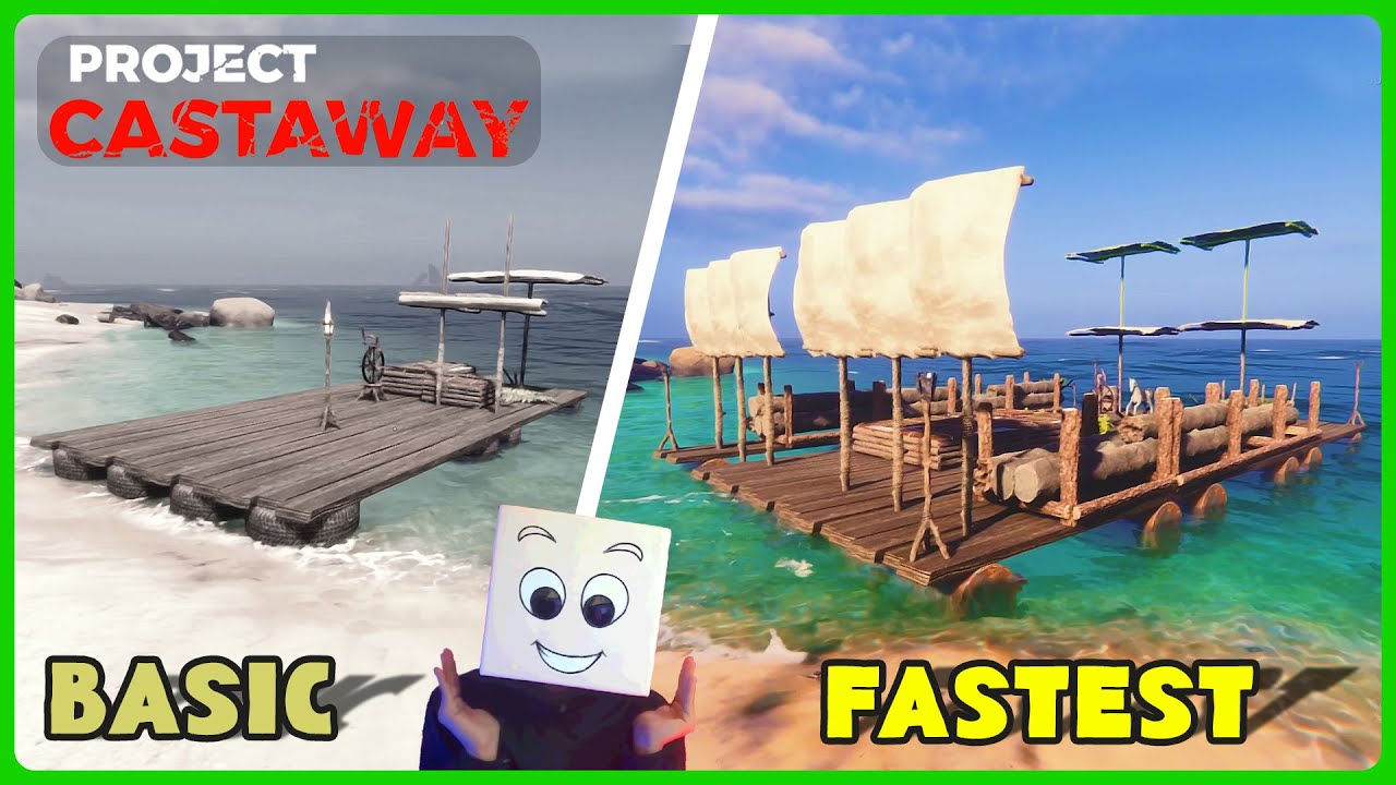 Most Advance Raft Build In Project Castaway Gameplay Hindi | Part 6 ...