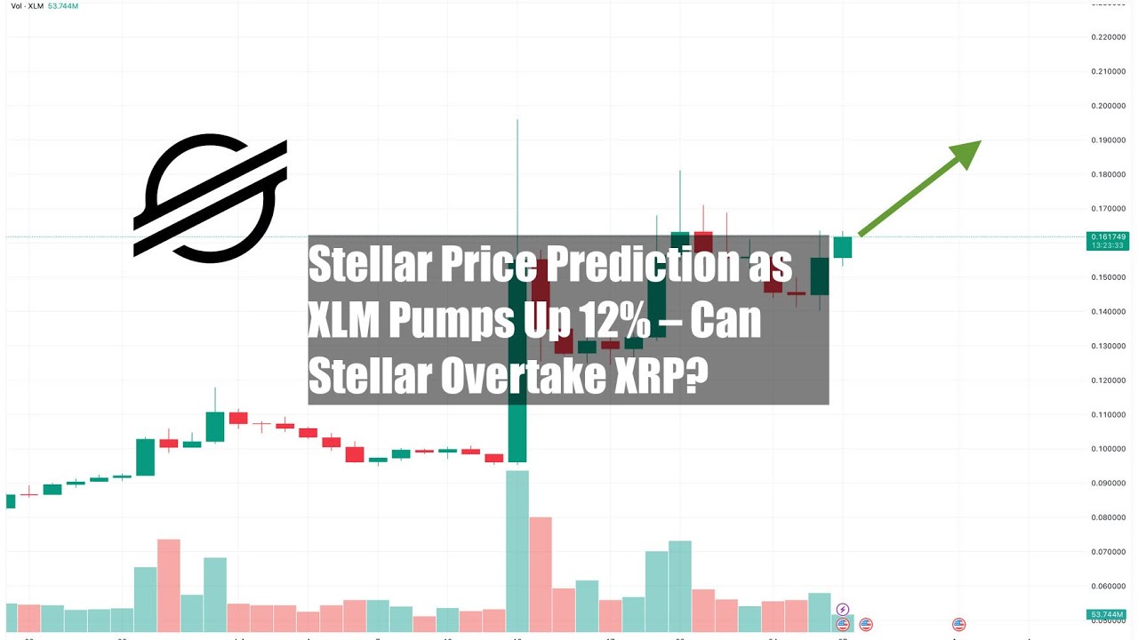 Stellar Price Prediction as XLM Pumps Up 12% – Can Stellar Overtake XRP? - YouTube