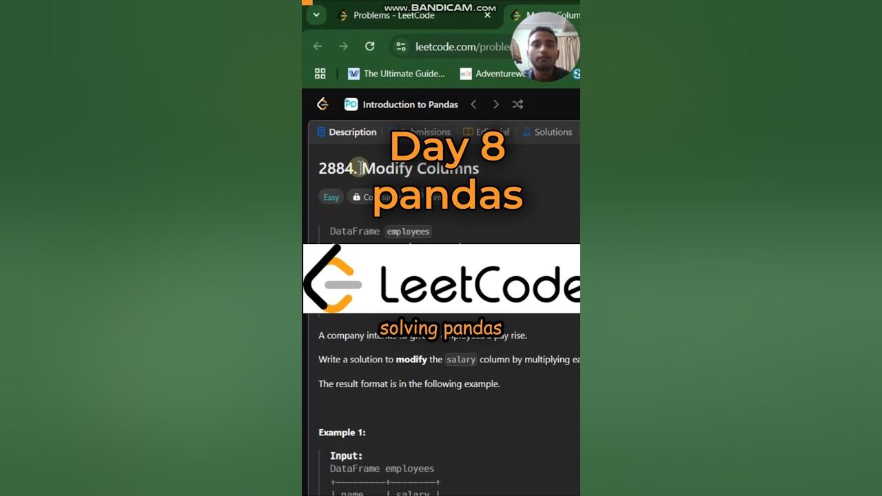 Pandas LeetCode Day 8:Advanced Techniques to Modify Columns in DataFrames | #coding #shorts # ...