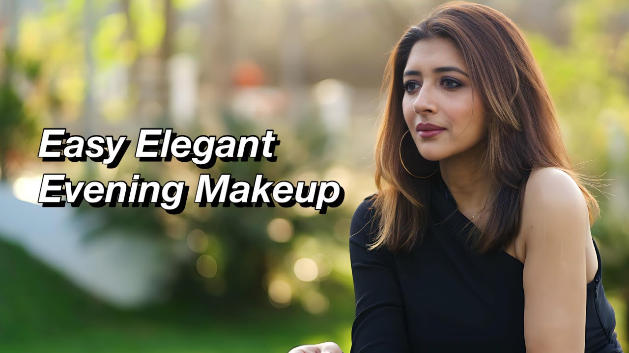 Elegant & Easy Evening Makeup | Glam Look by Sreenanda Shankar - YouTube