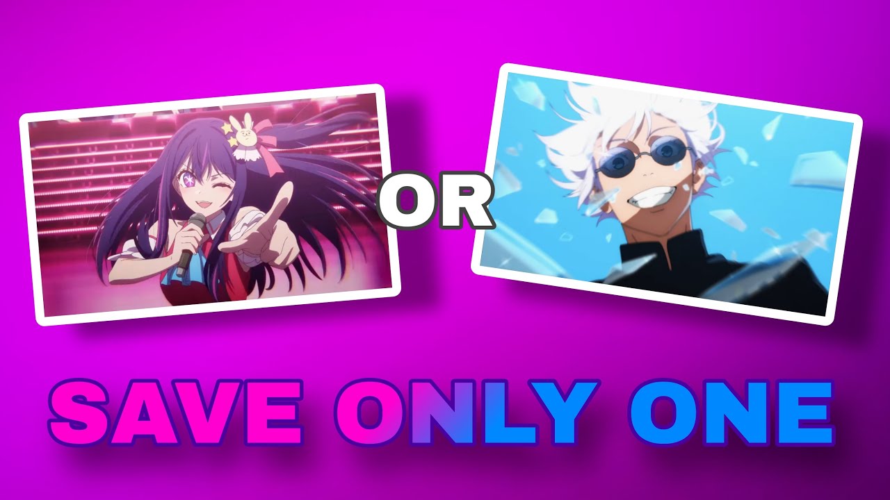 Which Anime Opening Will You Save? Save Only One Anime Opening | Akio ...