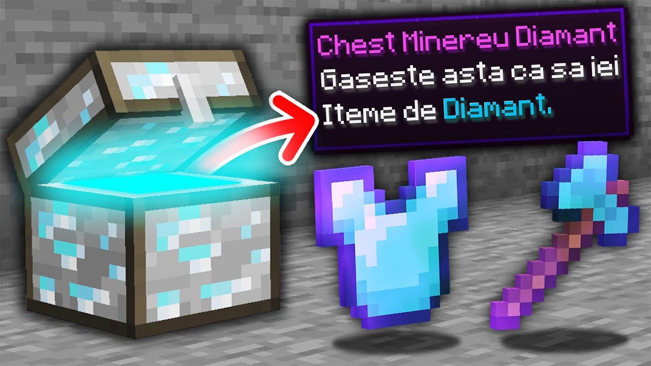 Minecraft dar Minereurile sunt Chesturi... - YouTube