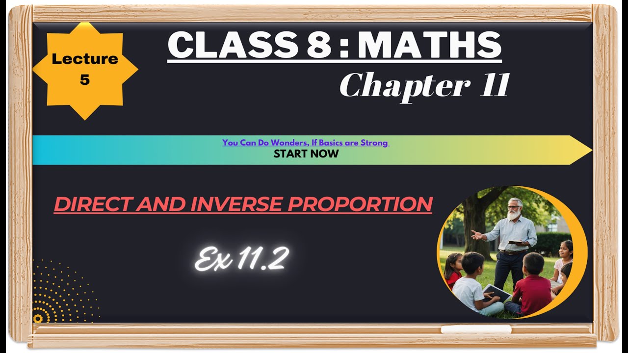 Lecture 5 | Chapter 11 | Direct and Inverse Proportion | Class 8 Maths ...