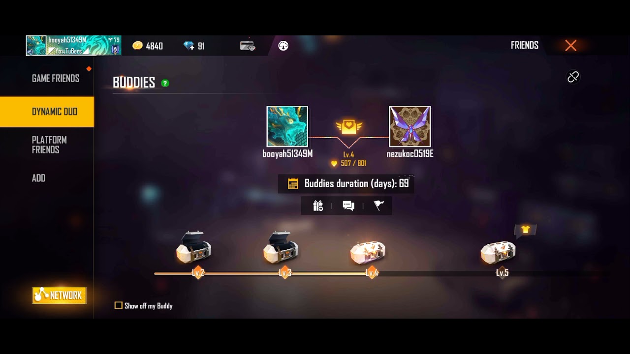 ff dynamic duo level 4 completed 😎 - YouTube