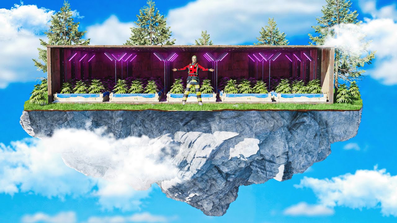 I built the HIGHEST cloth farm in the whole of rust - YouTube