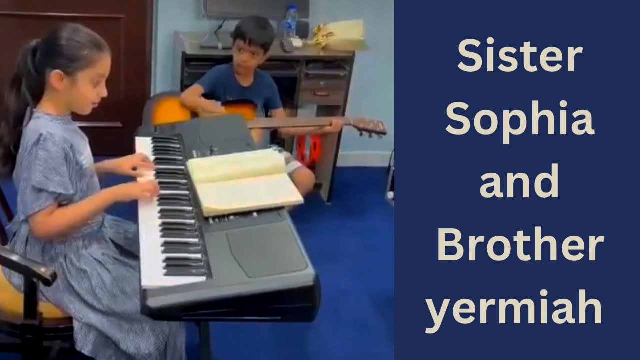 Sister Sophia and brother yermiah worshipping God ️😍 - YouTube