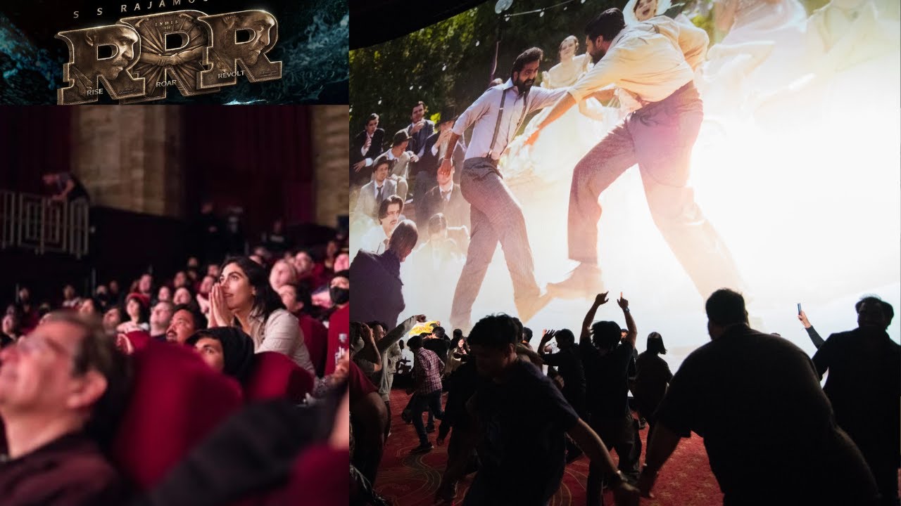 RRR TCL Chinese Theatre Reaction CRAZY Crowd Dance & More, SS Rajamouli ...