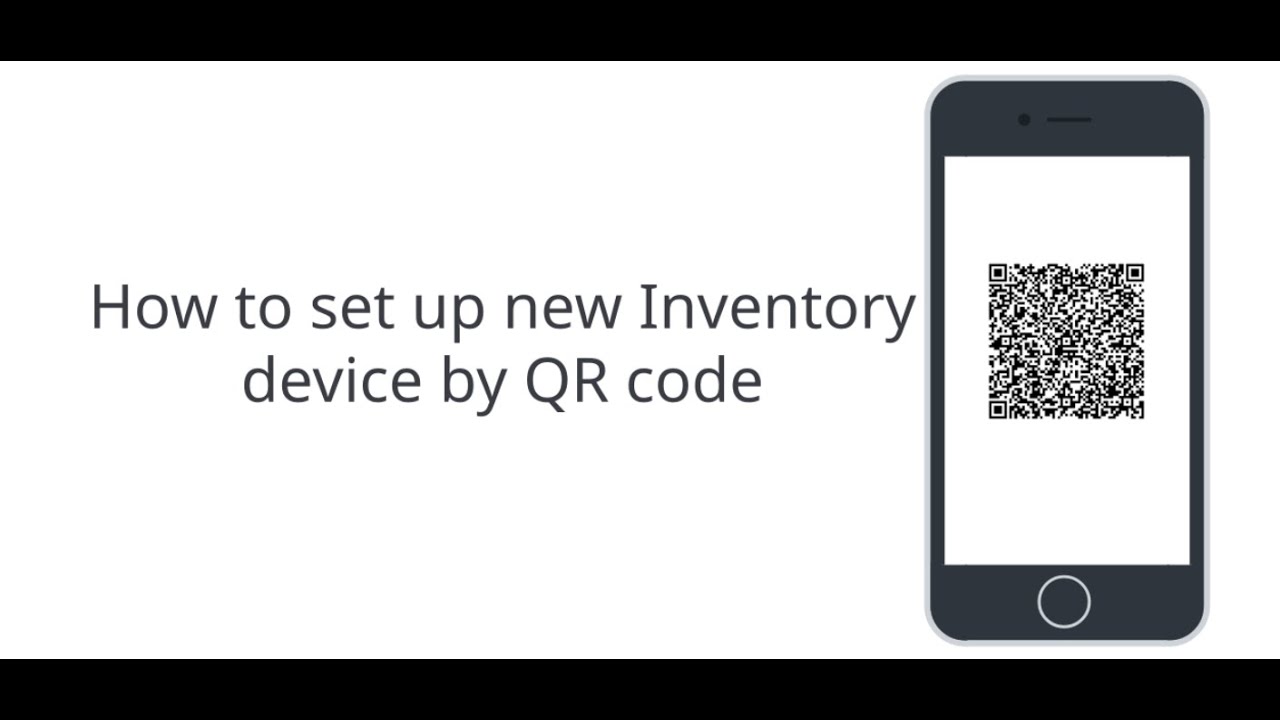 How to set up new Inventory device by QR code from another device - YouTube