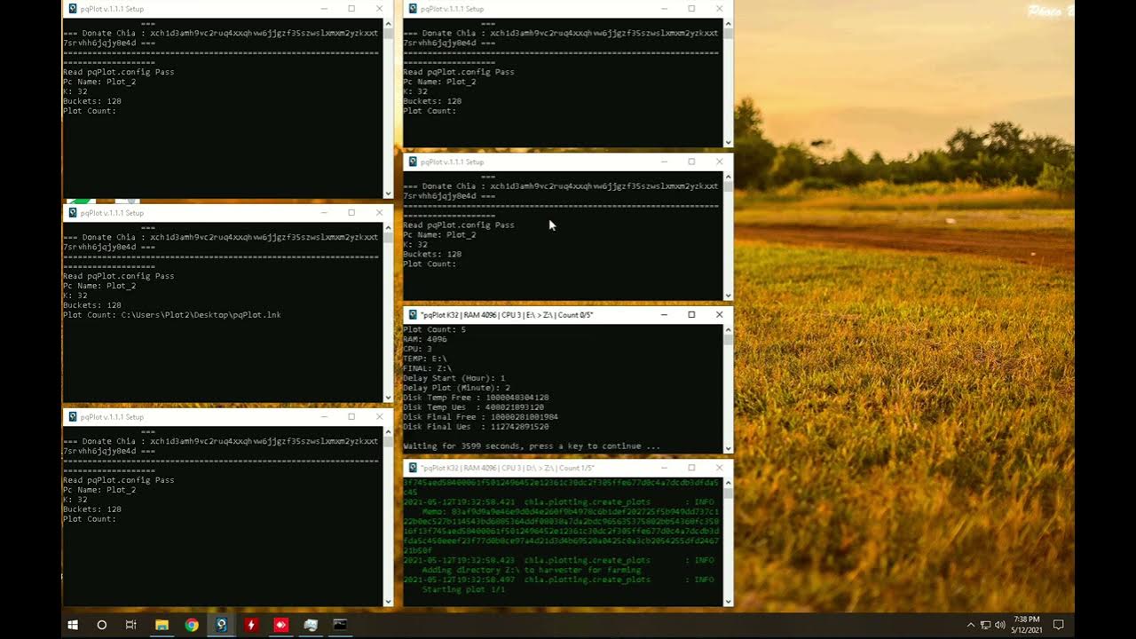 อธิบายโปรแกรม pqPlot + ChiaPlotStatus และการวางแผนในการ Plot Chia (อัพใหม่เมื่อกี้อัพผิดอัน 5555 ...