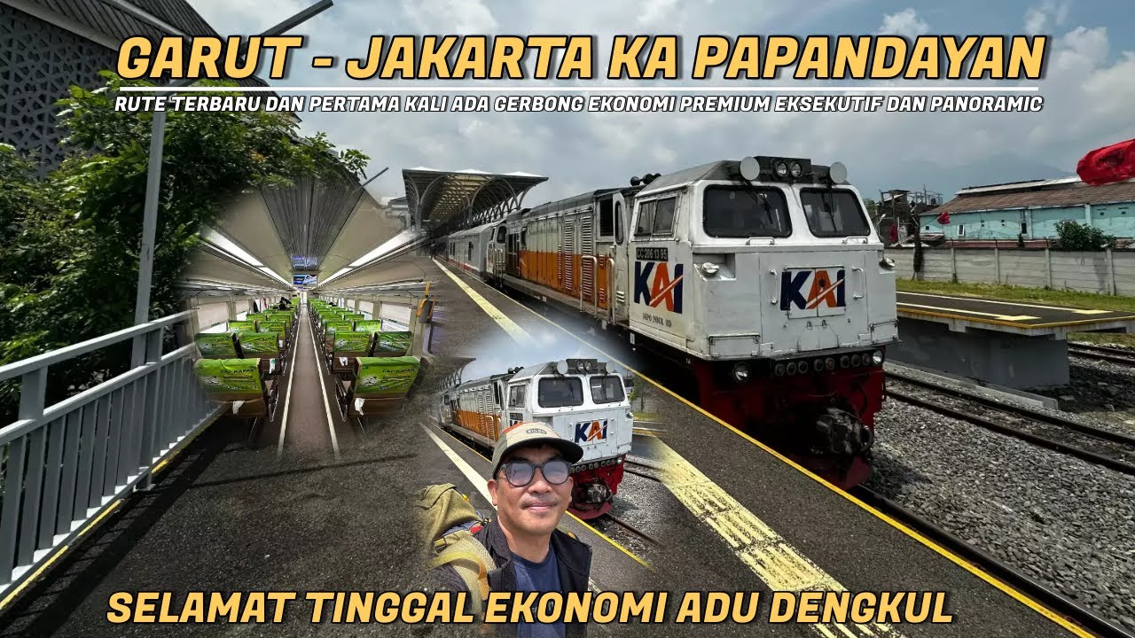 Ekonomi Premium Hanya 130 Ribu Garut - Jakarta Kereta Api Papandayan ...
