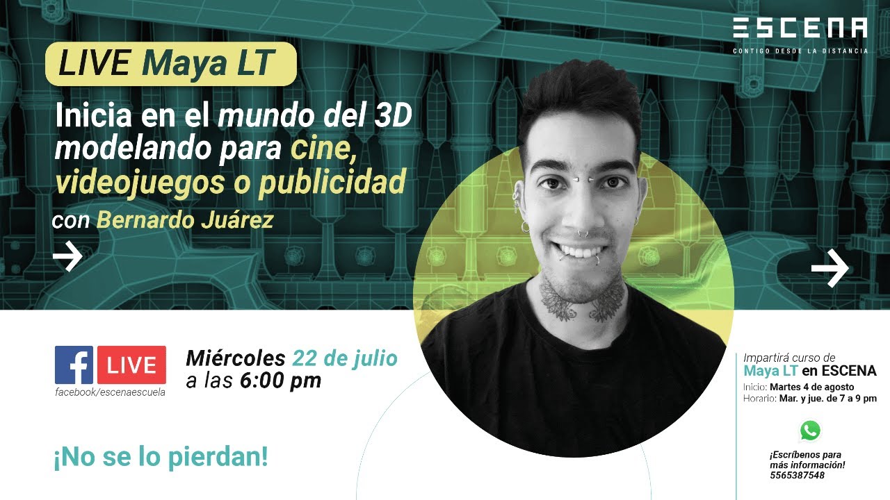 LIVE MAYA LT: Modelado para cine, videojuegos y publicidad - YouTube