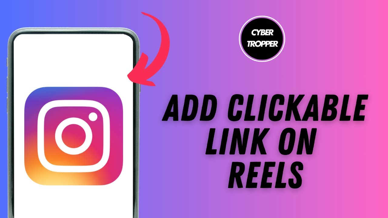 How to Add Clickable Link on Instagram Reels - YouTube