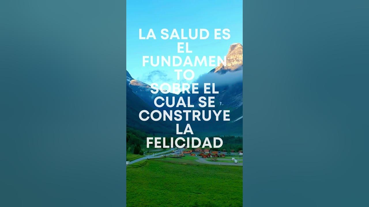 Cuida tu Salud, Cultiva tu Felicidad - YouTube