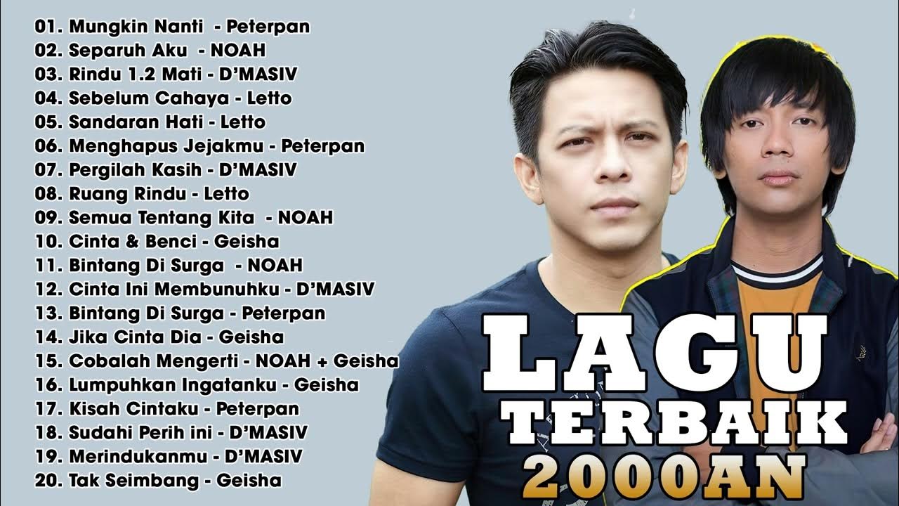 40 LAGU POP INDONESIA POPULER TERBAIK 2000AN - YouTube