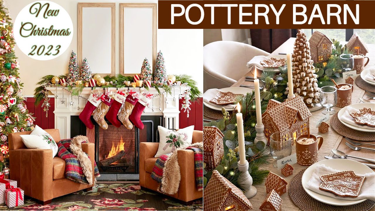 🎄NEW Pottery Barn Christmas Lookbook 2023 Gingerbread Collection ...