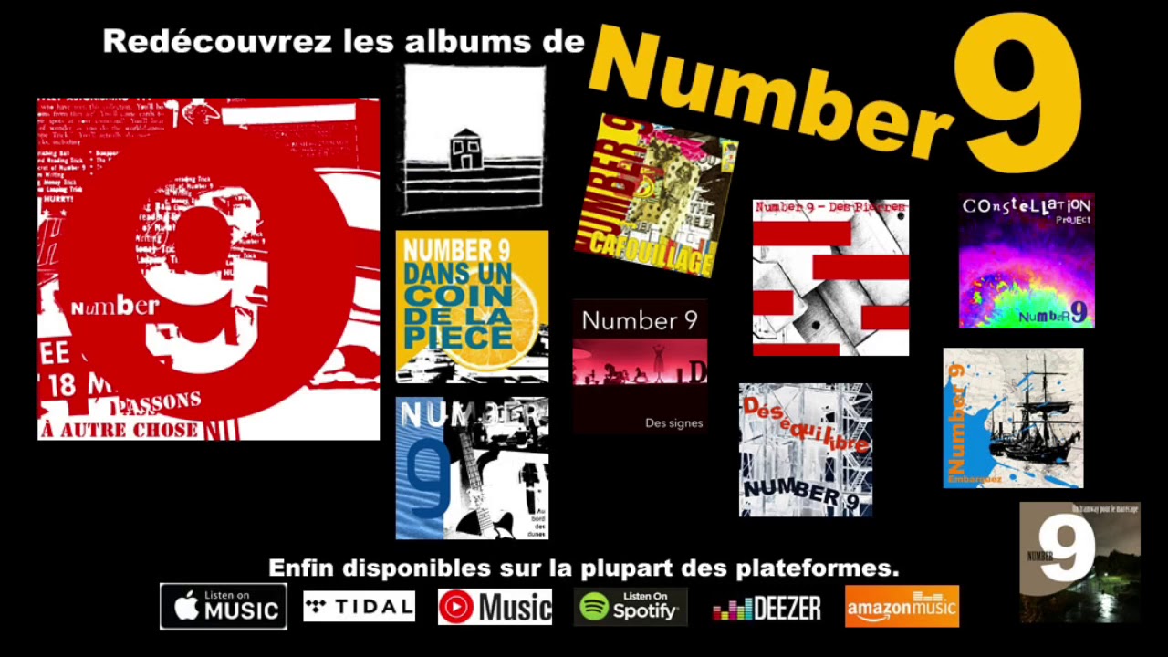 Redécouvrez les albums de Number 9, ils sont enfin disponibles ...