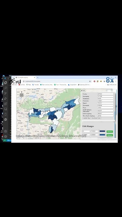 we develop an choropleth map development application. which makes easy ...