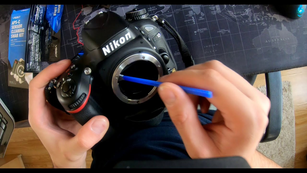Guide to Cleaning Your Full Frame/APS-C Camera Sensor Nikon D610 - YouTube
