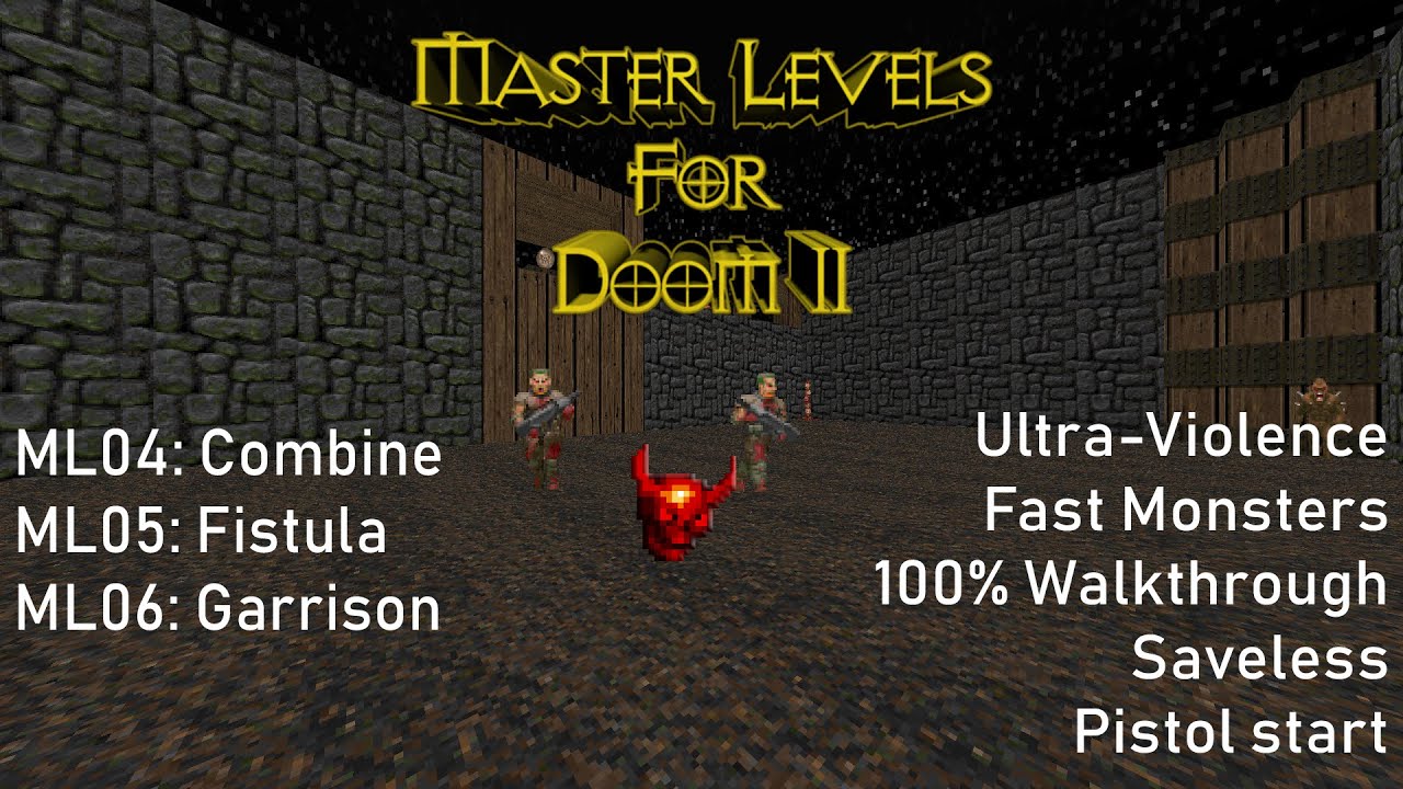 ВЕЧНАЯ БИТВА в DooM II: Master Levels (UV MAX Fast-monsters) - YouTube