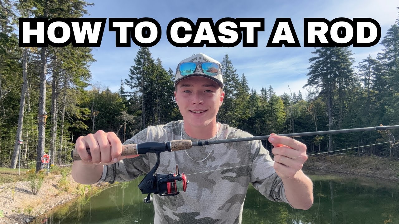 How To Cast A Fishing Rod For Beginners! - YouTube