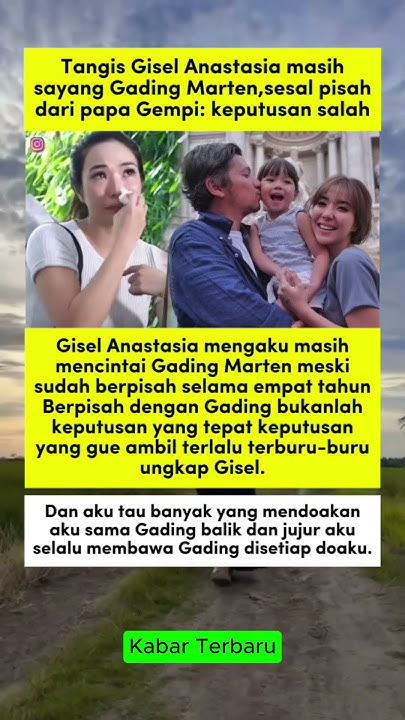 tangis gisel masih sayang gading sesal sudah pisah #shorts #gosipartis #trending - YouTube