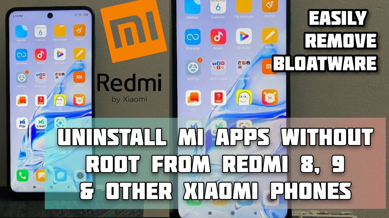How to Uninstall Mi Apps without Root bloatware from Xiaomi Redmi Note ...