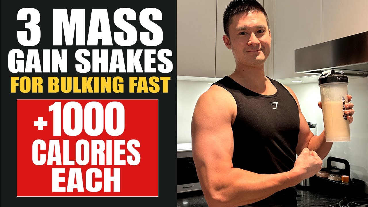 3 High-Calorie Shakes for FAST Weight Gain (1,000+ Calories Each ...