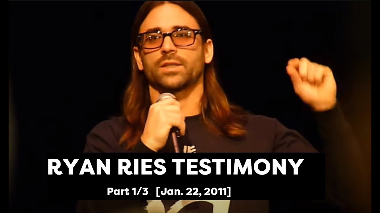 1/3 | Ryan Ries shares his story - Seattle Jan 22, 2011 - YouTube