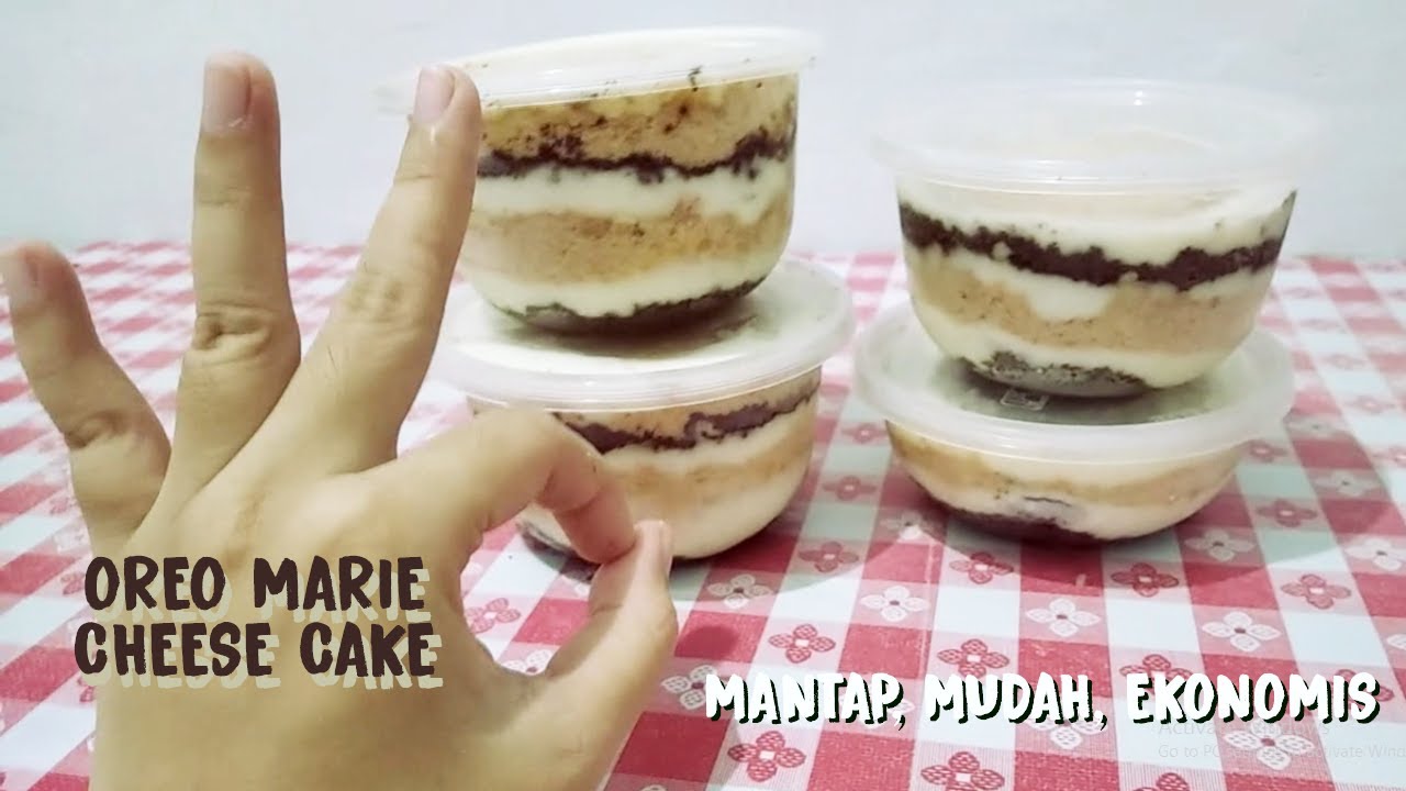 DESSERT BOX OREO CHEESE CAKE LUMER | RESEP DAN CARANYA MUDAH TANPA OVEN ...