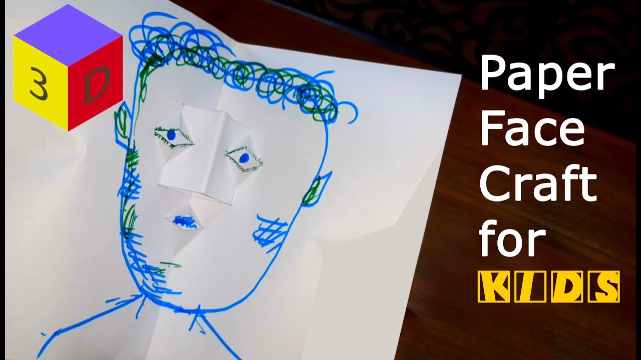 how to make Paper 3D face craft , Gift Card Ideas || DAS Video - YouTube
