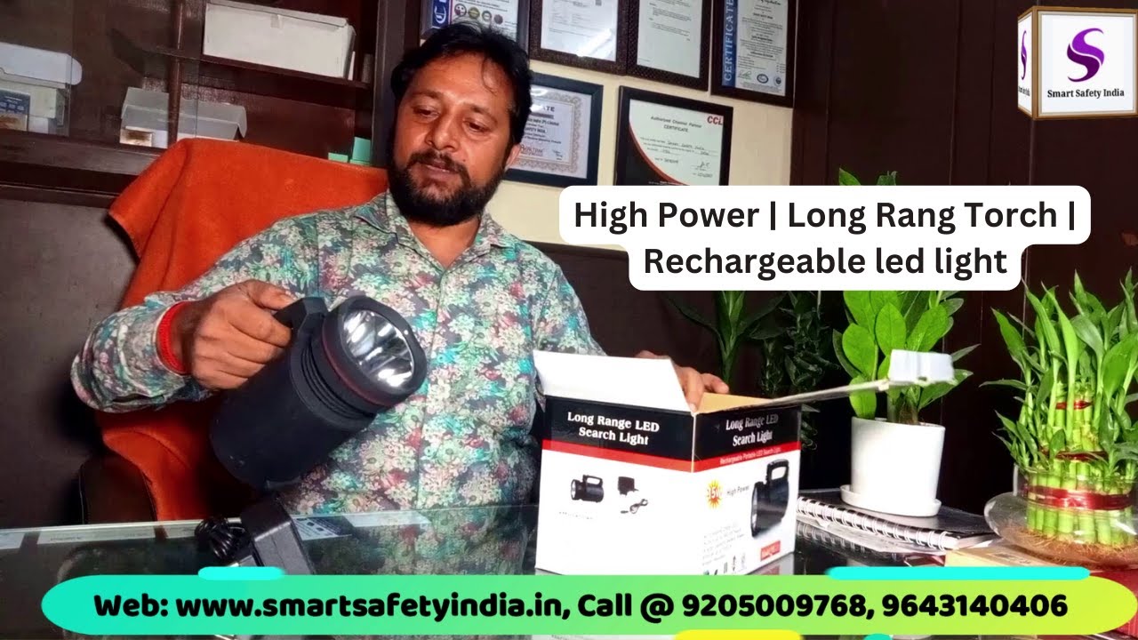 High Power Torch Light | Led Rechargeable Torch | Search Light For Long ...