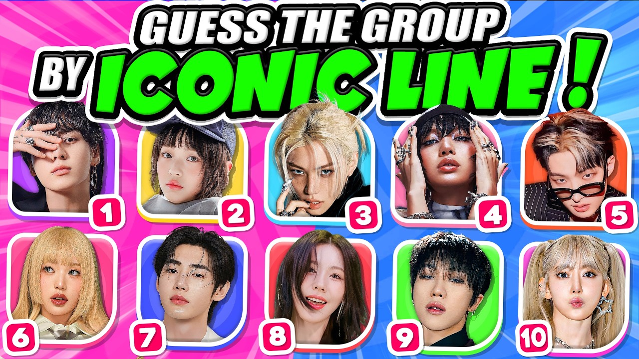 GUESS THE KPOP GROUP BY THE ICONIC LINE 🔥(OLD AND NEW 😉) | KPOP QUIZ ...