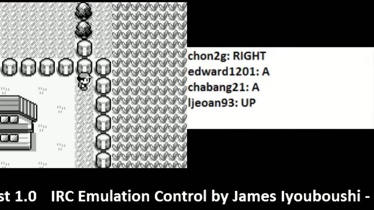 Emulation IRC Client 1.0 Demo 01 - Pokemon Red - YouTube