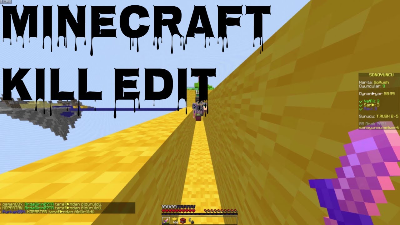 Minecraft Kill Edit - YouTube