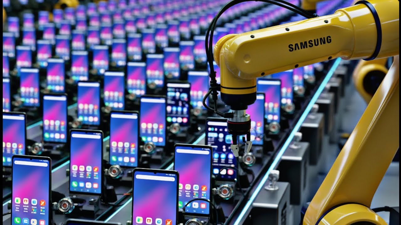 Samsung’s Futuristic Factory. Watch Phones Built From Scratch - YouTube