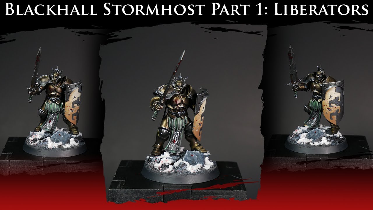 Sam Lenz Artwork: Stormcast Army Liberators - YouTube