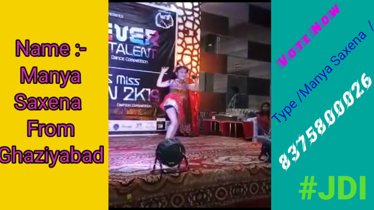 Ms.Manya Saxena/ Online D-Dance Competition 2020/JDI / - YouTube