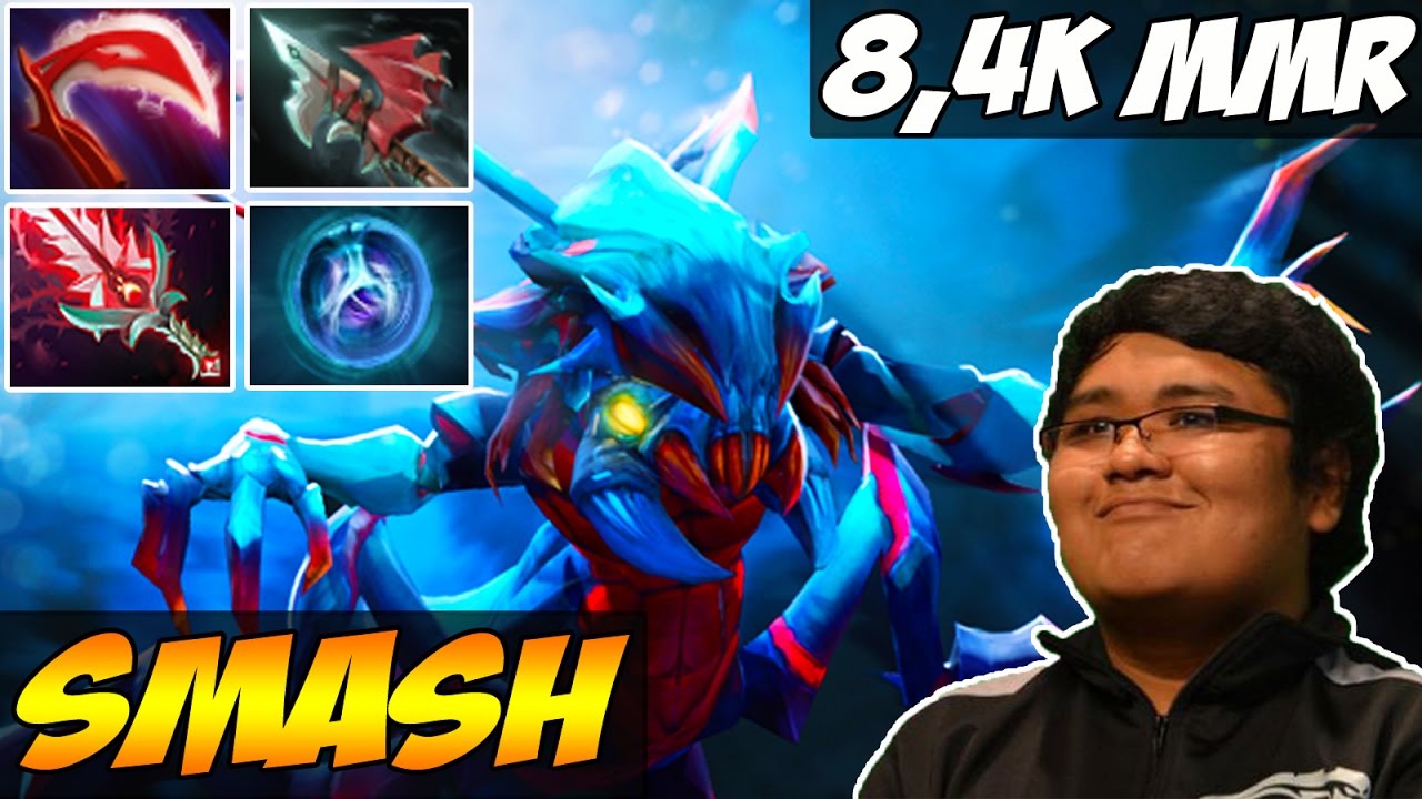 SmAsH 8,4k MMR Plays Weaver vol 4 - Dota 2 - YouTube