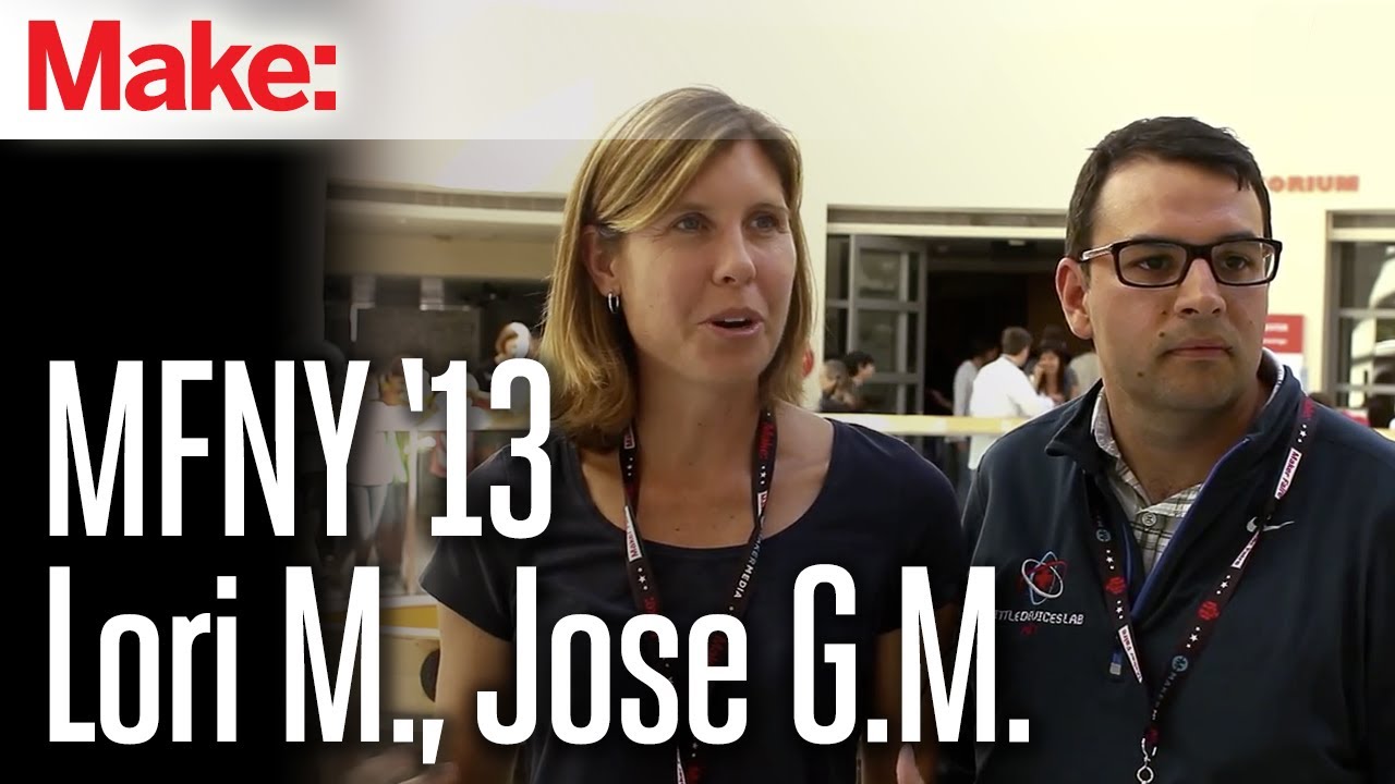 Lori Melichar and Jose Gomez Marquez at World Maker Faire New York 2013 ...