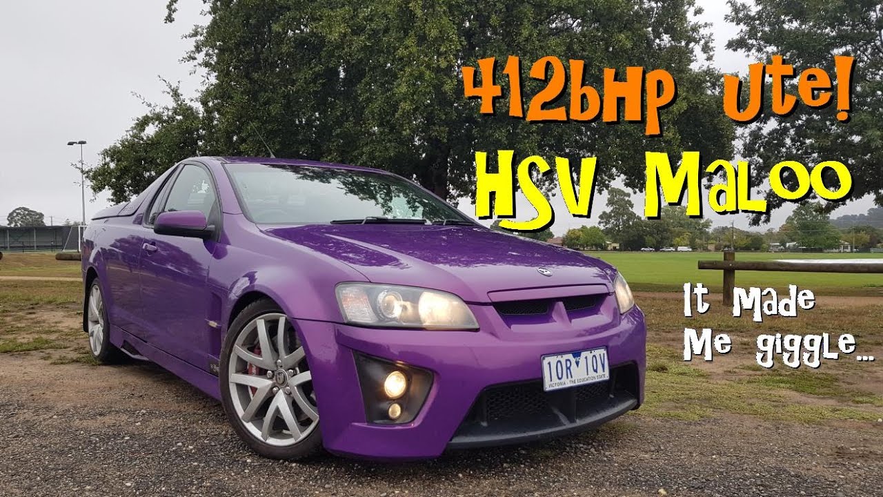 412bhp Ute! The HSV Maloo. It made me giggle... - YouTube