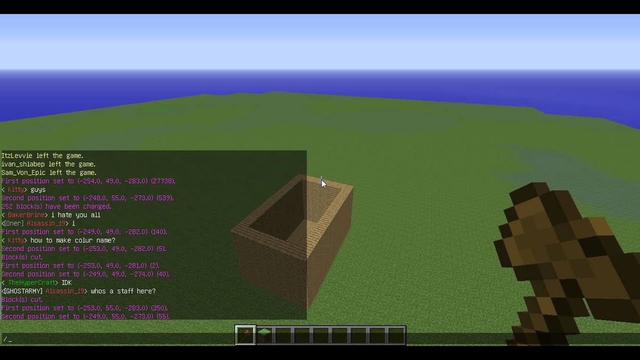 Minecraft Tutorial (Kak se ispolzva World Edit) - YouTube