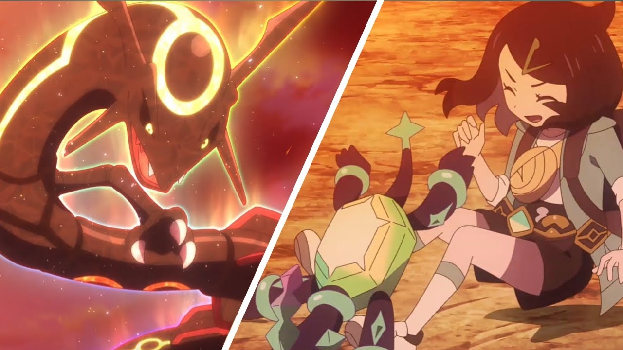 Shiny Rayquaza VS Liko Full Battle - Pokémon Horizons Episode 33【AMV ...