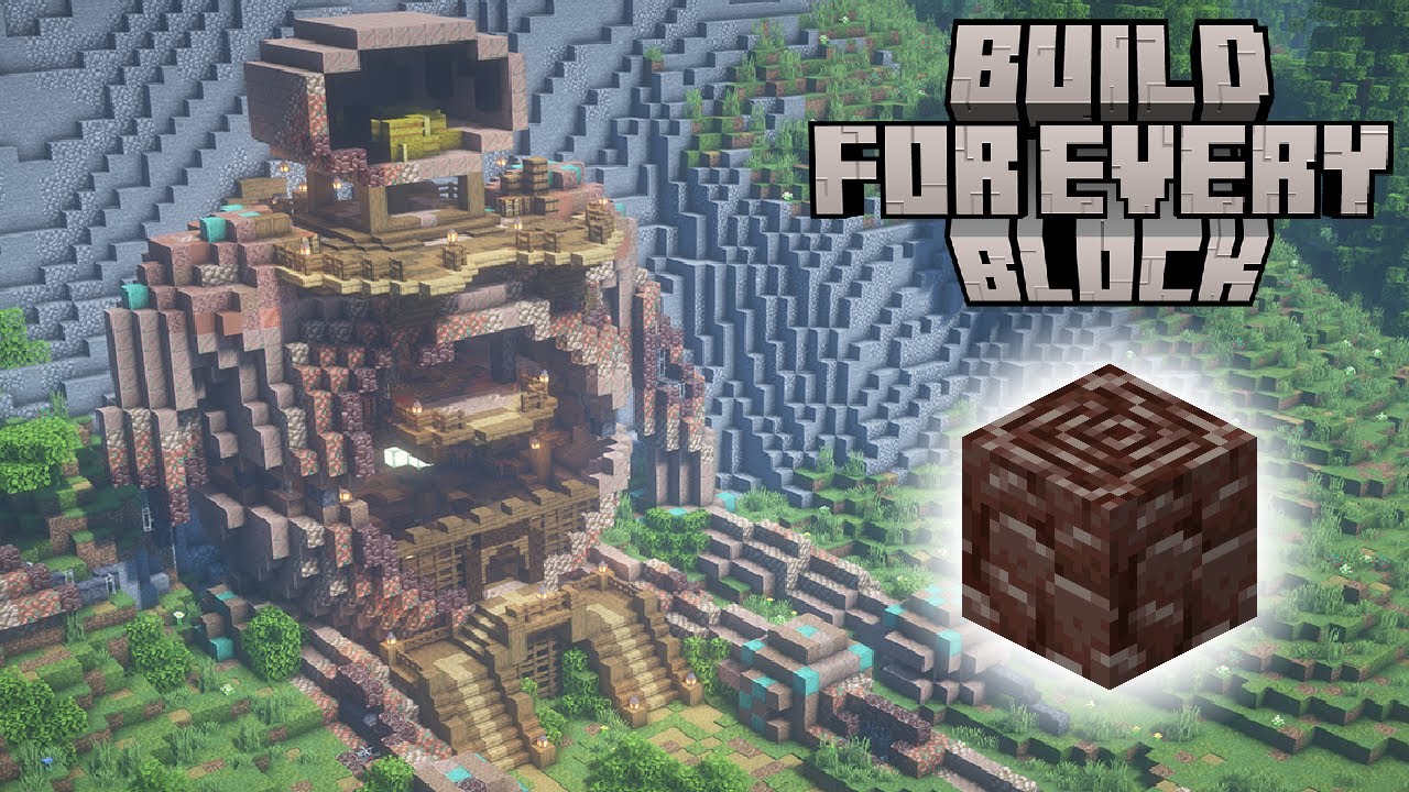Minecraft Build for Every Block: Ancient Debris (Rusty Robot Hideout ...
