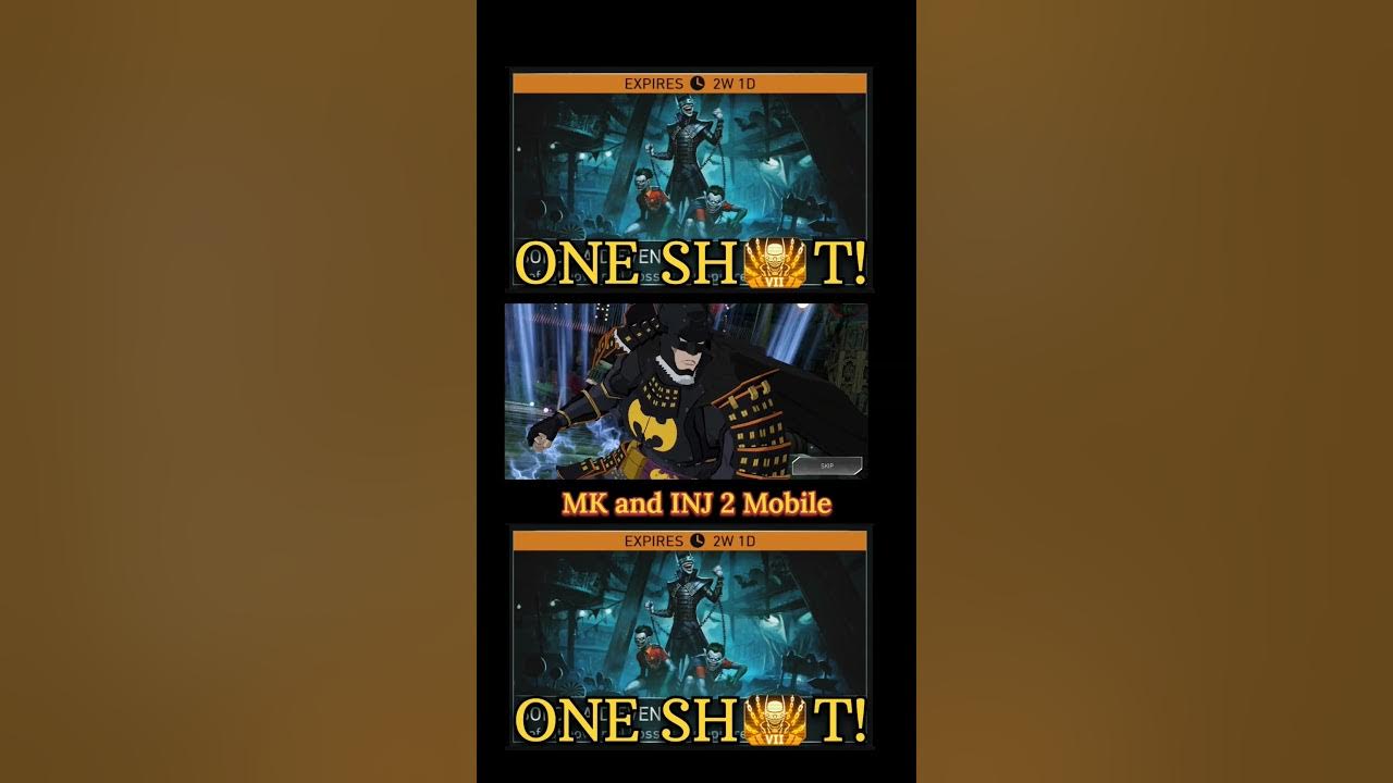 ONE SHOT!🔥 Boss BATMAN WHO LAUGHS by BATMAN NINJA H7 DARK NIGHTS Solo Raid in Injustice 2 Mobile ...